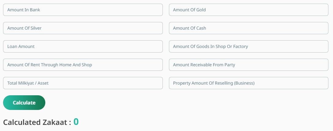 Gold Zakat Calculator | Easy and Accurate Zakat Calculation